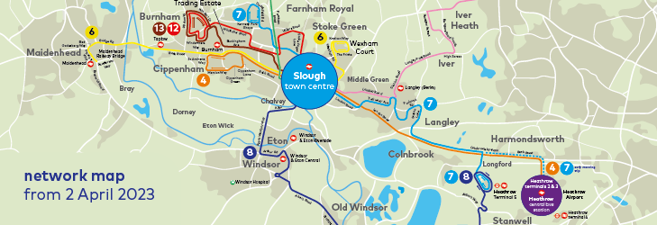 Beeline Network Map - Valid from 27 August 2023 | First Bus